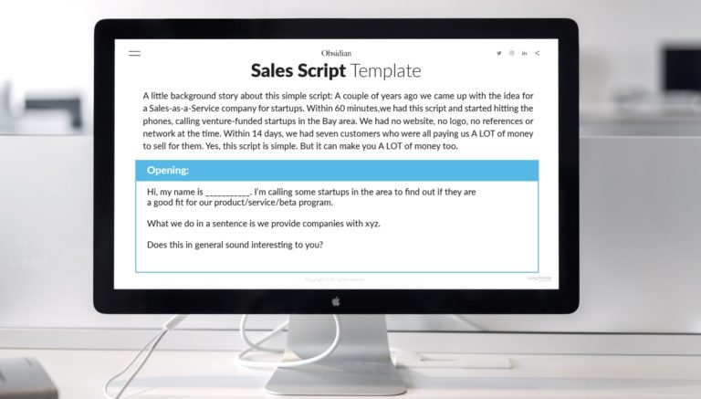 How to write a sales script that will boost your profit.